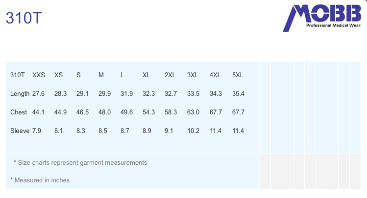 Nursing Scrubs 310T Unisex Top | Mobb Scrubs